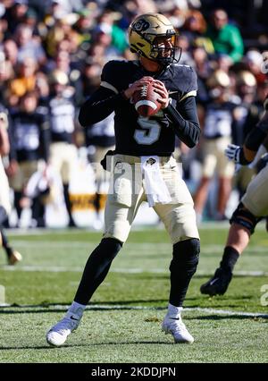 05. November 2022: Colorado Buffaloes Offensivlineman Jake Wiley (60 ...
