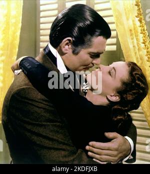 Vivien Leigh, Clark Gable Gone With The Wind 1939. „Gone With The Wind“-Filmplakat ...