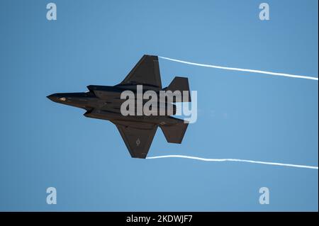 USA Luftwaffenmajor Kristin ‚BEO‘ Wolfe, F-35A, Befehlshaber und Pilot ...