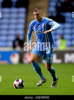 Jake Bidwell von Coventry City während des Halbfinalspiels der Sky Bet ...