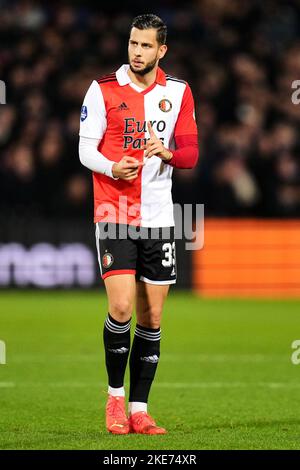 Rotterdam - David Hancko von Feyenoord während des Spiels Feyenoord ...