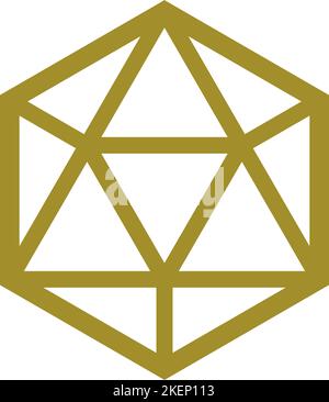 Magic Chrystall Pentacle. Arkantes mystisches Okkult-Zeichen von Magie ...