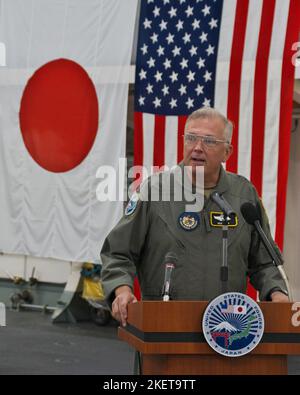 Generalleutnant Ricky Rupp, Kommandeur der USA Truppen Japan und Fünfte ...
