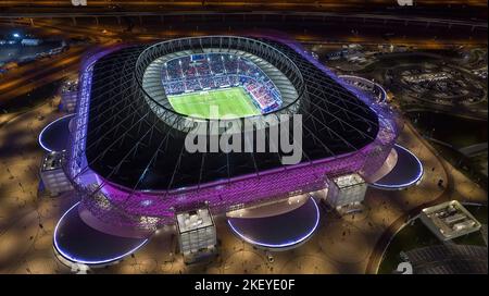 Undated Foto von Ahmad bin Ali Stadion, in Katar, wo einige der FIFA ...