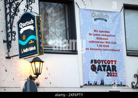 Köln, Deutschland. 16.. November 2022. Die Rodenkirchen-Brauerei ...