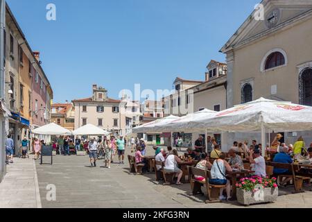 Restaurants im Freien, Preserenplatz (Piazza Prešeren), Prešernov trg ...