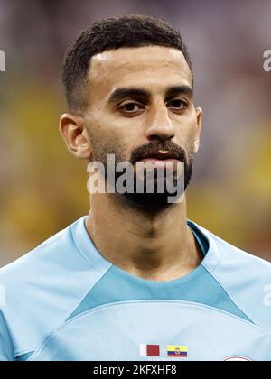 AL KHOR - Qatar Torwart Saad Al Sheeb während der FIFA Fußball ...