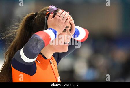 Isabel Grevelt (NED) 3. über die 1000m Frauen während des ISU World Cup ...