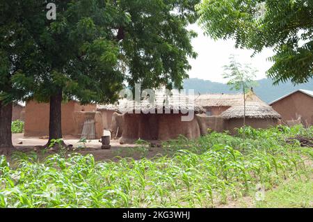 Tata Somba. Die ländliche Atacora, die Provinz Atacora, Benin und Tata ...