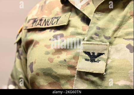 USA Army LT. Oberstleutnant Michael Hefti, Leiter der Pläne der 3 ...