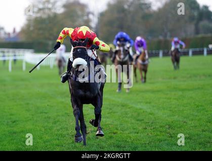 Party Fuzz geritten von David Bass (Zentrum) auf dem Weg zum Gewinn der ...