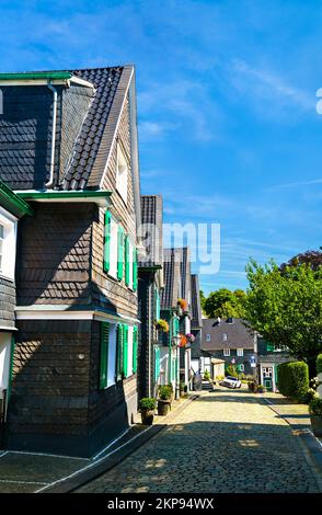 Historische Altstadt von gräfrath, Solingen, Bergisches Land, Nordrhein ...