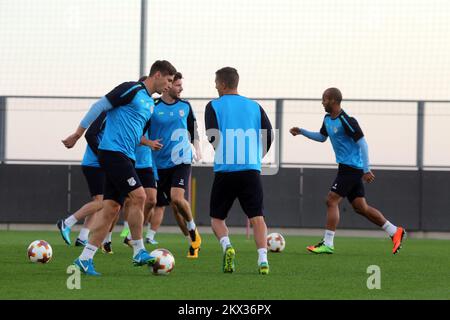 01.11.2017., Rijeka, Kroatien - Training von HNK Rijeka vor dem UEFA ...