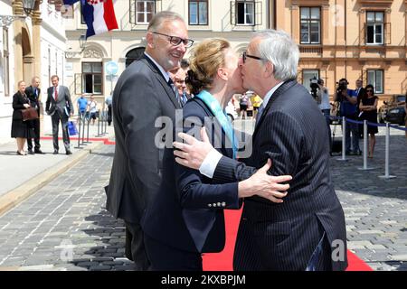 07.06.2019., Zagreb, Kroatien - Premierminister Andrej Plenkovic traf ...