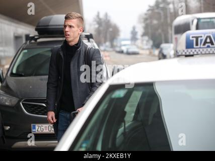 24.01.2020., Zagreb, Kroatien - Fußballspieler Dani Olmo auf dem ...