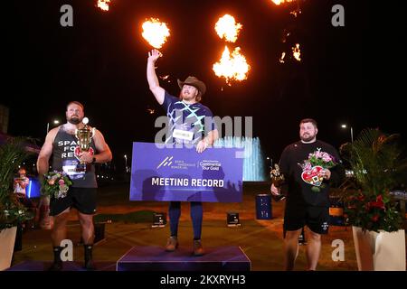 ZAGREB, KROATIEN - SEPTEMBER 13: 1.. Platz mit Sitzungsprotokoll, Ryan ...