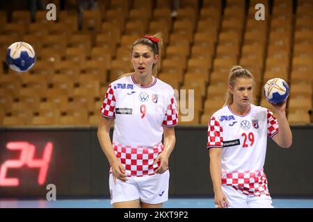Camila Micijevic während der Handball EHF-Qualifikation der Frauen zur ...