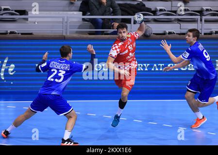 Ivan Martinovic von Kroatien in Aktion am 1. Tag des Kroatien Cup 2022 ...