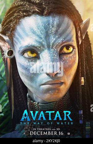 AVATAR: THE WAY OF WATER (auch bekannt als AVATAR 2), Charakterposter ...
