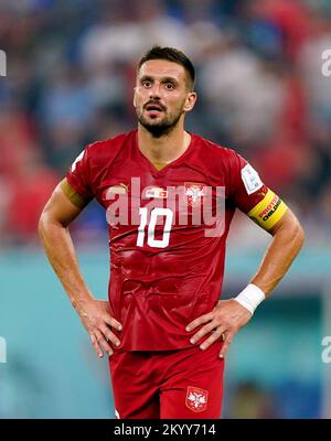 Serbiens Dusan Tadic während des FIFA World Cup Group G-Spiels im ...