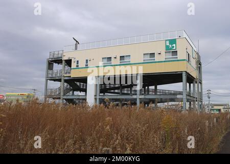 Sendai, Miyagi, Japan, 2022. Dezember. Nakano 5-chome Tsunami ...