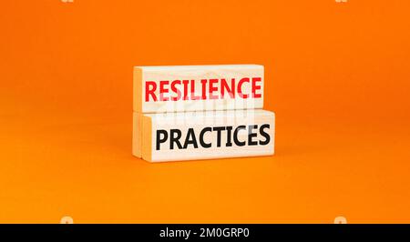 Symbol für Praktiken der Belastbarkeit. Das Konzeptwort Resilience ...