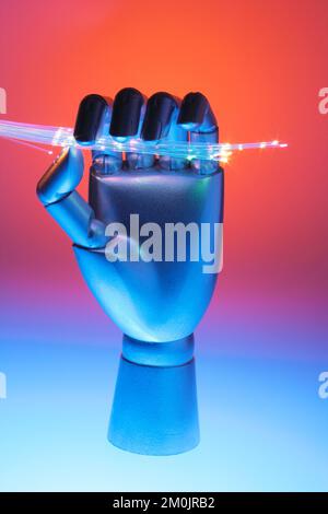 Hand; Finger; Modell; Halten; Verschluss; Manipulation; Steuerung ...