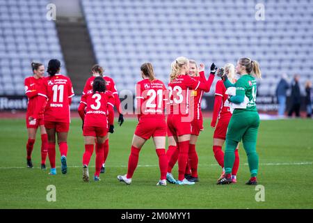Aarhus, Dänemark. 03., Dezember 2022. Cecilie Larsen (28) des FC ...