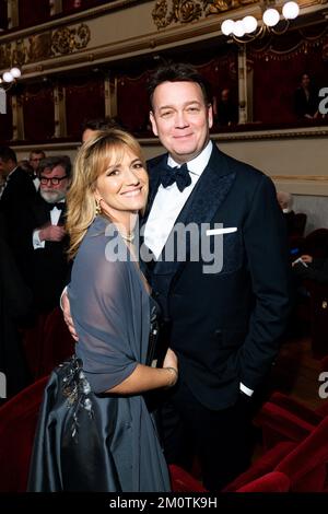 Mailand, Italien 07/12/2022, Enrico Barbieri , Alessandra Bucci ...