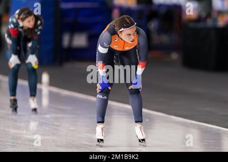 CALGARY, KANADA - DEZEMBER 11: Marrit Fledderus aus den Niederlanden ...