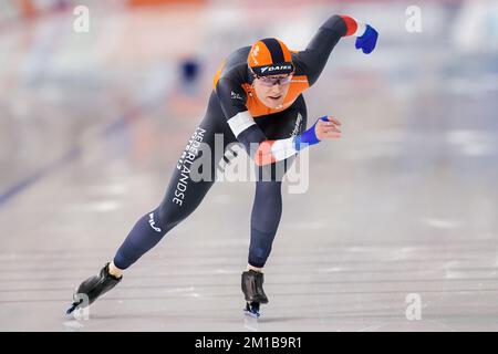 CALGARY, KANADA - DEZEMBER 11: Isabel Grevelt aus den Niederlanden ...