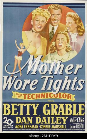 Mutter WORE TIGHTS, l-r: Betty Grable, Mona Friedman, Dan Dailey auf ...