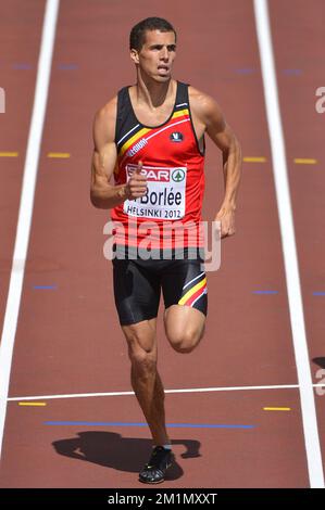 20120629 – HELSINKI, BELGIEN: Belgische Sportlerin Olivia Borlee in ...