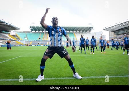 20120708 Uhr - BRÜGGE, BELGIEN: Joseph Akpala des Clubs, das am Fantag ...
