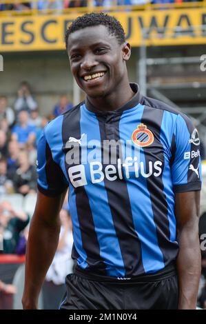 20120708 Uhr - BRÜGGE, BELGIEN: Joseph Akpala des Clubs, das am Fantag ...