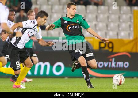 20120915 - BRÜGGE, BELGIEN: Cercle Stef Wils und Lokerens Hamdi ...