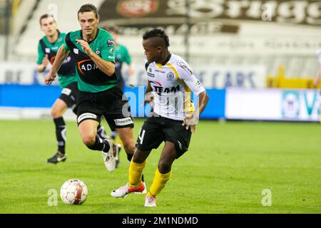 20120915 - BRÜGGE, BELGIEN: Cercle Stef Wils und Lokerens Hamdi ...
