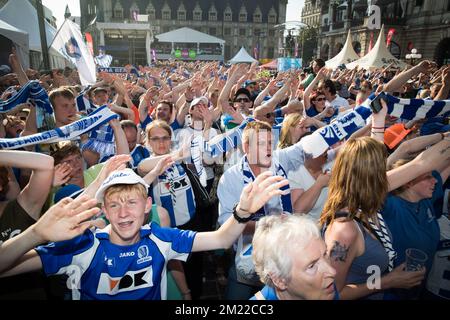 Gents Fans wurden bei der offiziellen Präsentation der 2016-2017 ...