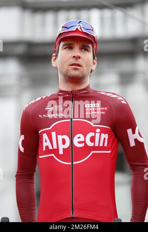 Belgische Baptiste Planckaert von Katusha-Alpecin. Er erreicht die ...
