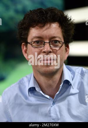 TV Lux-Redakteur in Chefredakteur Christophe Thiry posiert für den ...