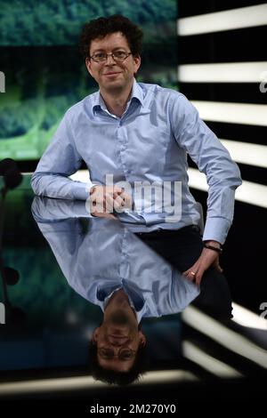 TV Lux-Redakteur in Chefredakteur Christophe Thiry posiert für den ...