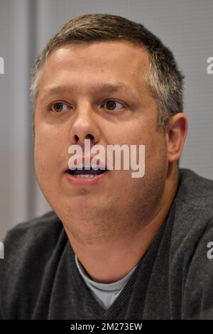 Aaron Ooms, Vorsitzender der Jongsocialisten, wurde am Mittwoch, den 17 ...