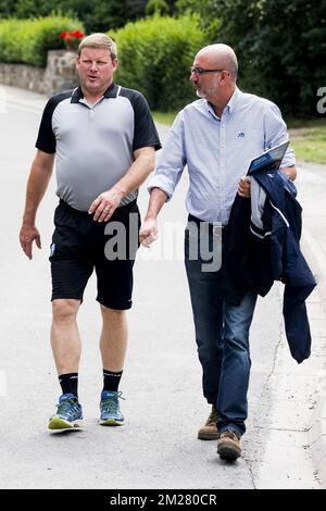 Gents Marc Van Lysebetten und Gents Cheftrainer Yves Vanderhaeghe ...