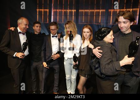 20150911 - OOSTENDE, BELGIEN: Loic Bellemans (2L), Sebastian Van Dun ...