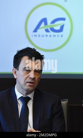 Hans De Cuyper, CEO von AG Insurance, und Philippe Colle, CEO von ...