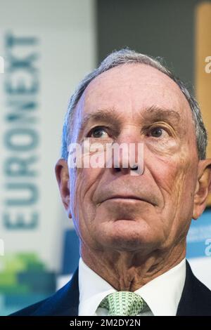 Der Vorsitzende der TFCD, Michael R. Bloomberg, bildete anlässlich der ...