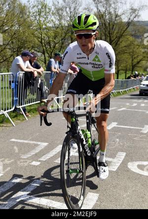 Belgischer Serge Pauwels von Team Dimension Data, Bild zu Beginn der 52 ...