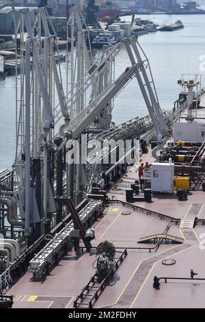 Abbildung zeigt die Cap Quebec, ein Suzemax-Tankschiff der Euronav ...