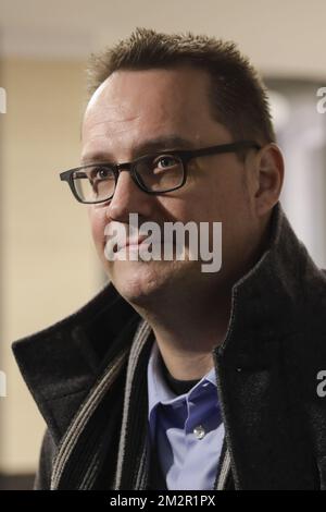 Danny Van Assche, CEO von UNIZO, und Pieter Timmermans, CEO VON FEB-VBO ...