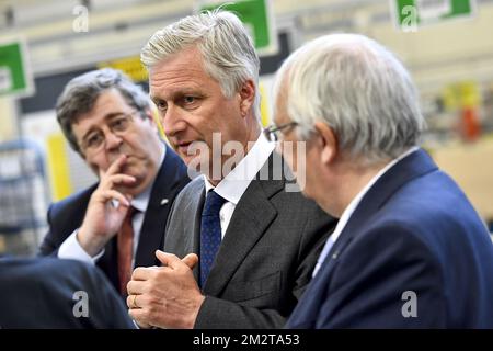 Niko Executive Director Jo De Backer, King Philippe - Filip of Belgium ...
